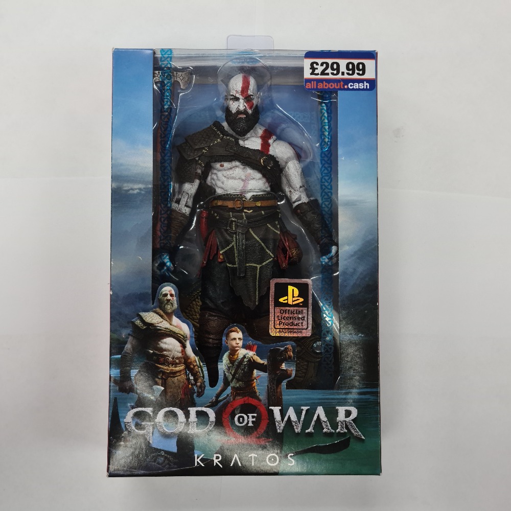 Pre-owned Neca NECA God of War: Kratos Figurine (Boxed) - Own4Less